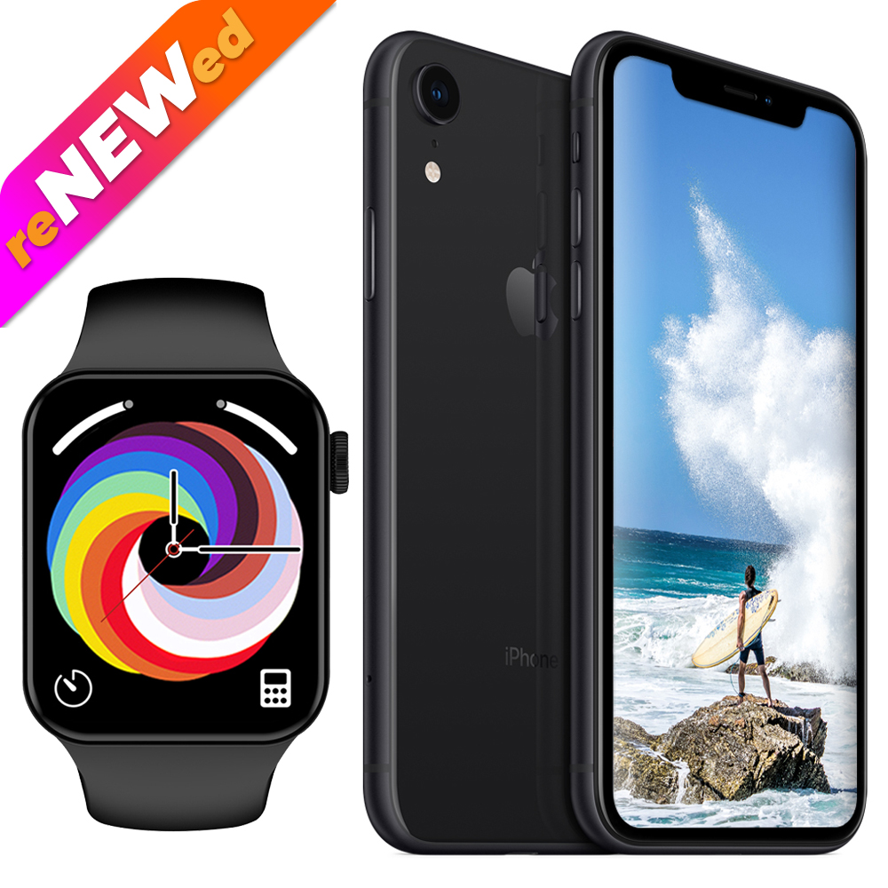 Buy iPhone 11 64GB Black + Smartwatch X8 - Blackbull Shop